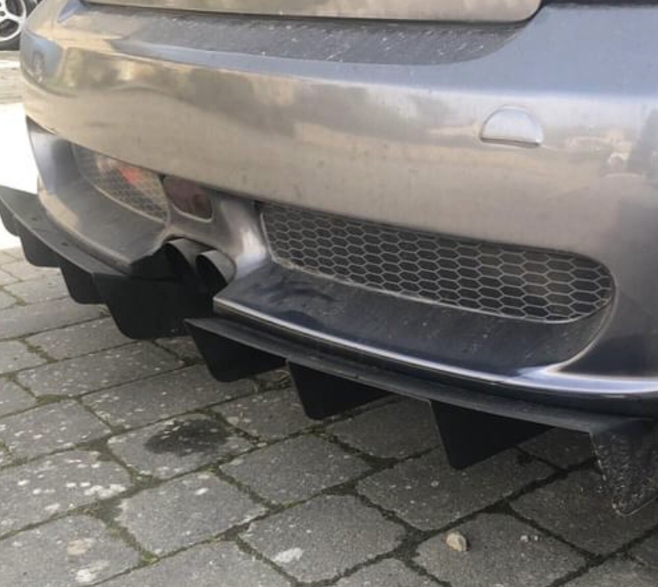 MINI JCW JOHN WORKS AERO REAR BUMPER GRILL STICKER DECAL R50 R52 R53 ...