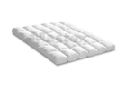 Micro Fibre Mattress Topper Ultra Soft Breathable Box Stitched Fitted ...