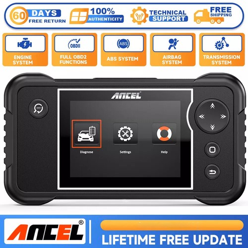 OBD2 Scanner Check Engine ABS SRS Transmission Car Diagnostic Tool Code ...