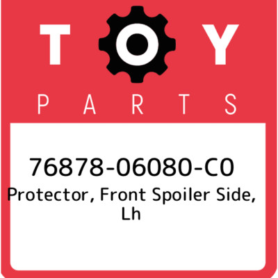 76878-06080-C0 Toyota Protector, front spoiler side, lh 7687806080C0 ...