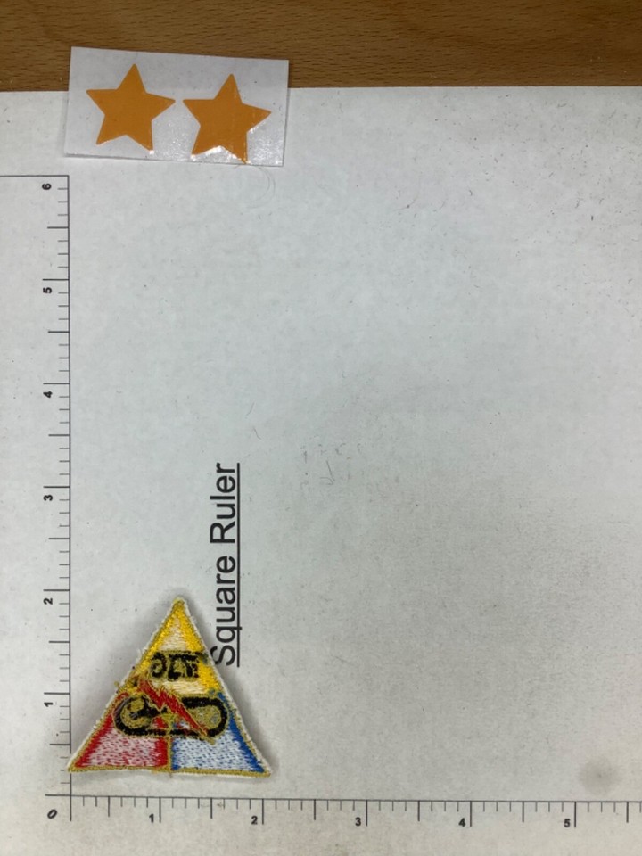 MINIATURE US ARMY 730 ARMOR TRIANGLE PATCH | eBay
