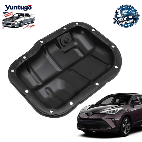 For Toyota Corolla 1.8L 2009-2019 Steel Engine Oil Pan Sump 12102-37010 ...