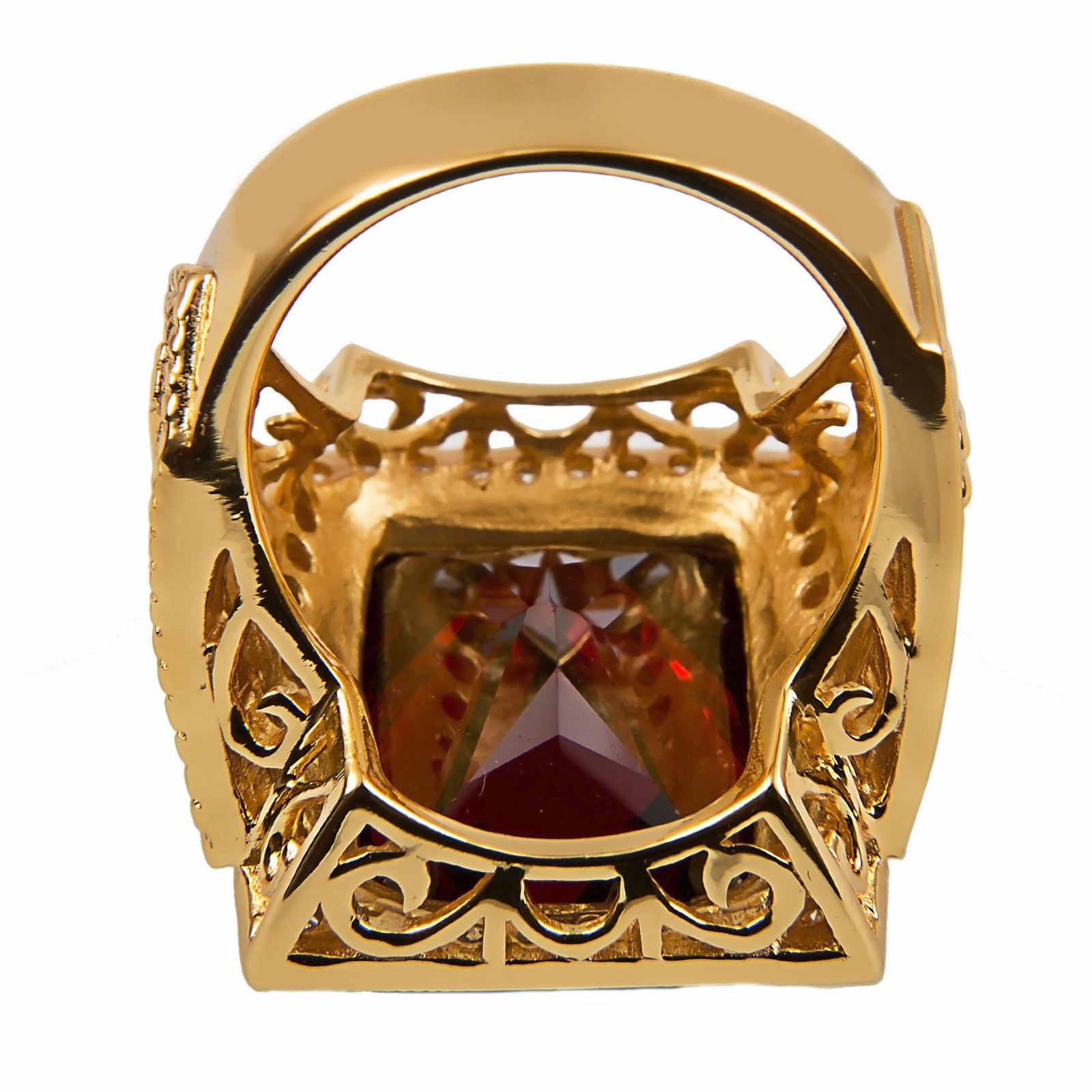 New Mens Clergy Apostle Ring (Subs710R), Gold Plated/Sterling Silver ...