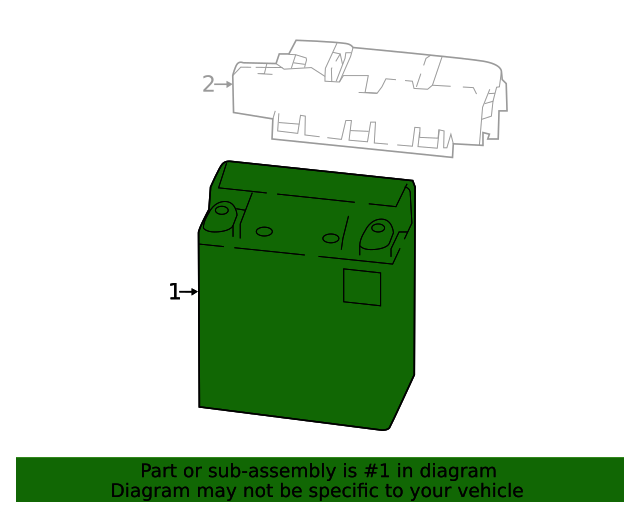 2024 Mercedes-AMG NEW/OEM GENUINE AUXILIARY BATTERY A0009829608 ...