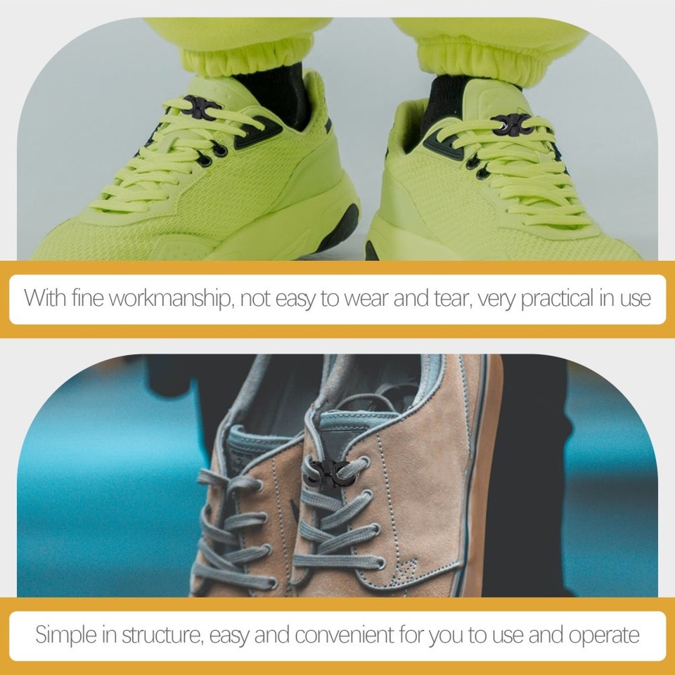 30 Pcs Practical Shoelace Buckles Simple Sneaker Lace Buckle Plastic ...