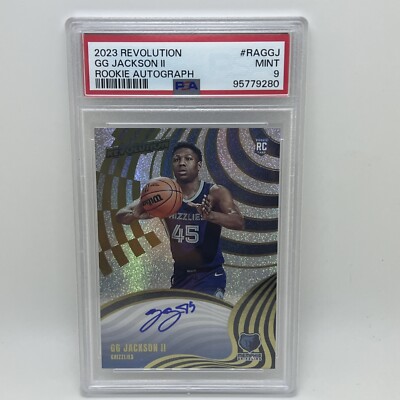 2023-24 Panini Revolution Autographs GG Jackson II PSA 9 Rookie Rc On ...