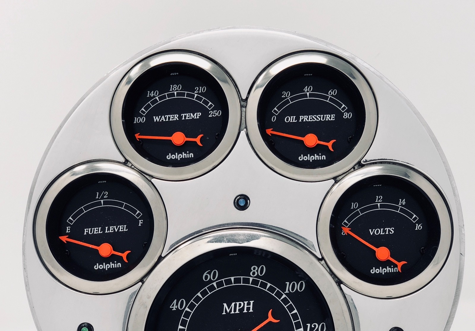 1949-1950 Chevy Car 5 Gauge Dash Panel Cluster Insert Mechanical Set ...