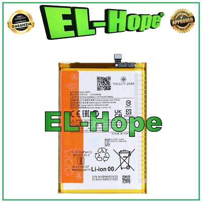 BATTERIA BM5R PER XIAOMI REDMI 12 (5G) / POCO M6 PRO 5000 mAh PARI ...