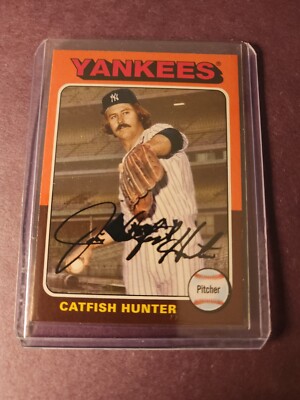2019 Topps Archives - 1975 Design #108 Catfish Hunter | eBay