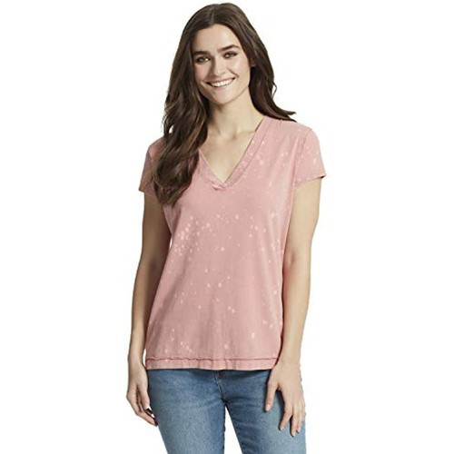 MSRP $40 William Rast V-neck High Low Tee Shirt, Mauvewood, Size Small ...