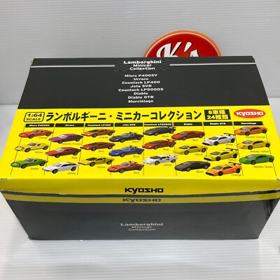 Kyosho 1/64 Lamborghini minicar collection Diecast Miura Countach ...