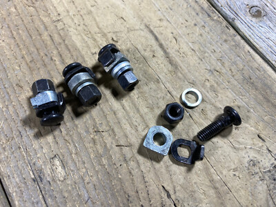 VINTAGE BIKE BICYCLE BRAKE CABLE ANCHOR BOLT LOT PINCH BOLT LOT CABLE ...