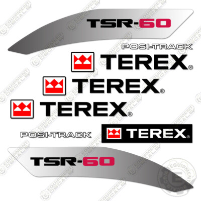 Fits Terex TSR 60 Decal Kit Skid Steer Sticker Replacements - 7 YEAR ...