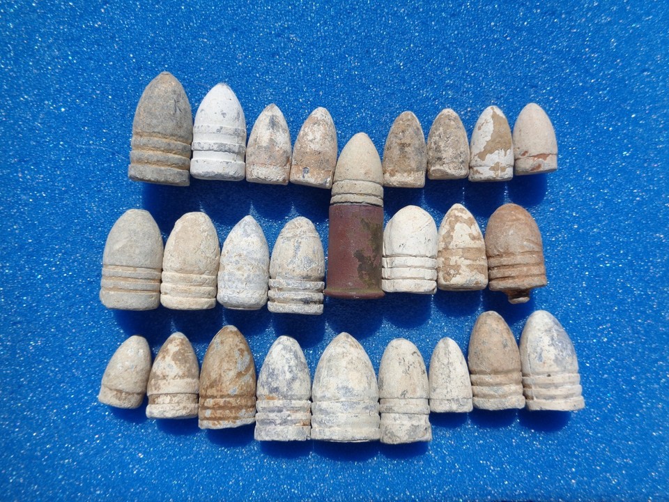 25 Civil War Confederate & Union Bullets recovered in North Georgia | eBay