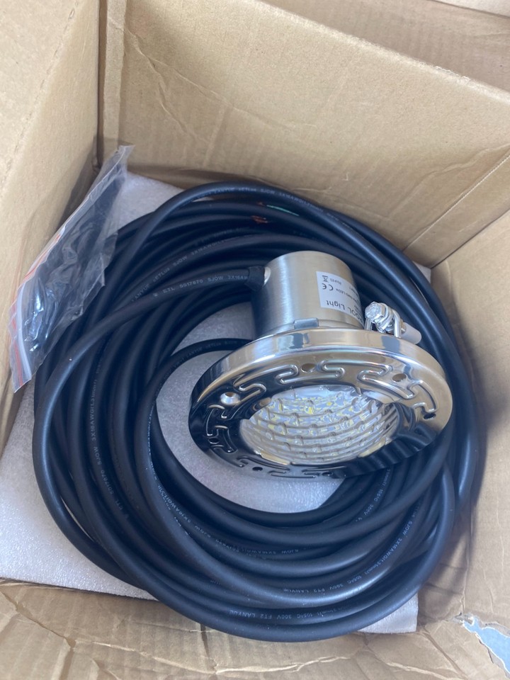 6" LED Spa Pool Light White AC120V 50FT Cord for Inground Pools & Spas ...