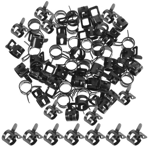 50 Pcs Hose Fastener Pipe Clamp Hoop Tube Clips Fasteners Clamps | eBay