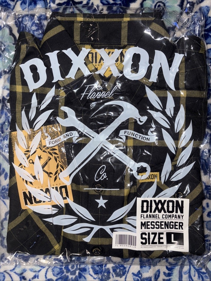 BRAND NEW SEALED IN BAG Dixxon “The Messenger” LIMITED EDITION Flannel ...