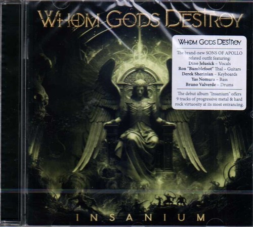 Whom Gods Destroy Insanium CD Progressive Metal | eBay