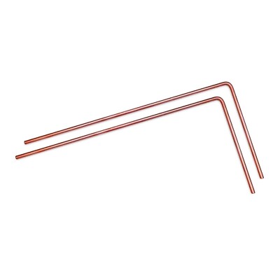 Full Copper Dowsing L Rods Pair for Aura Energy Checker, Spirit Hunter ...
