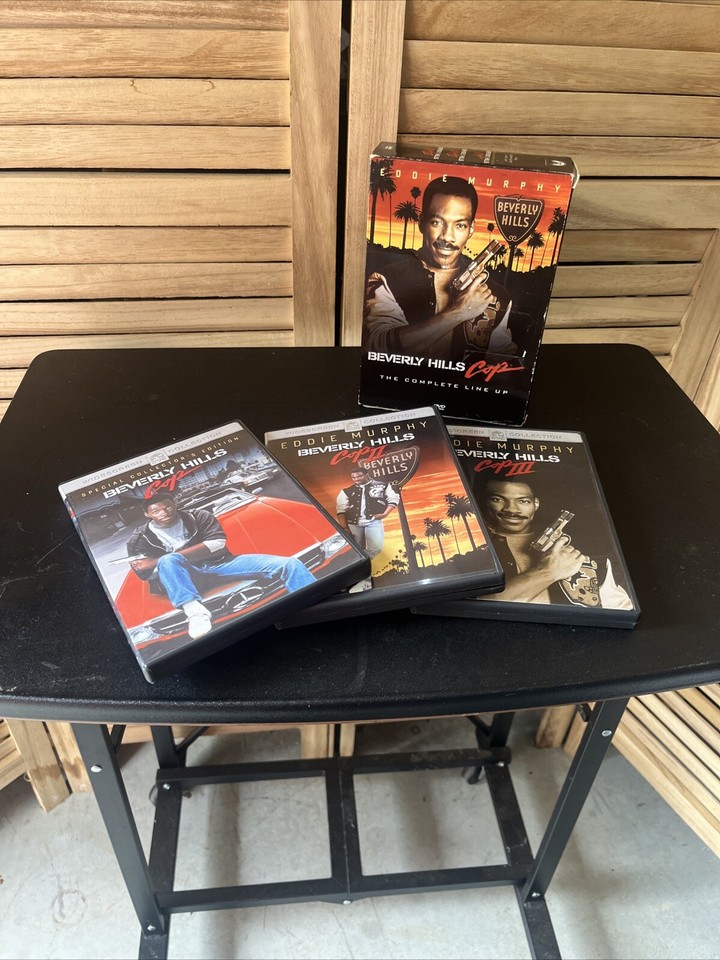 Beverly Hills Cop The Complete Line Up (I, II, & III) Eddie Murphy DVD ...