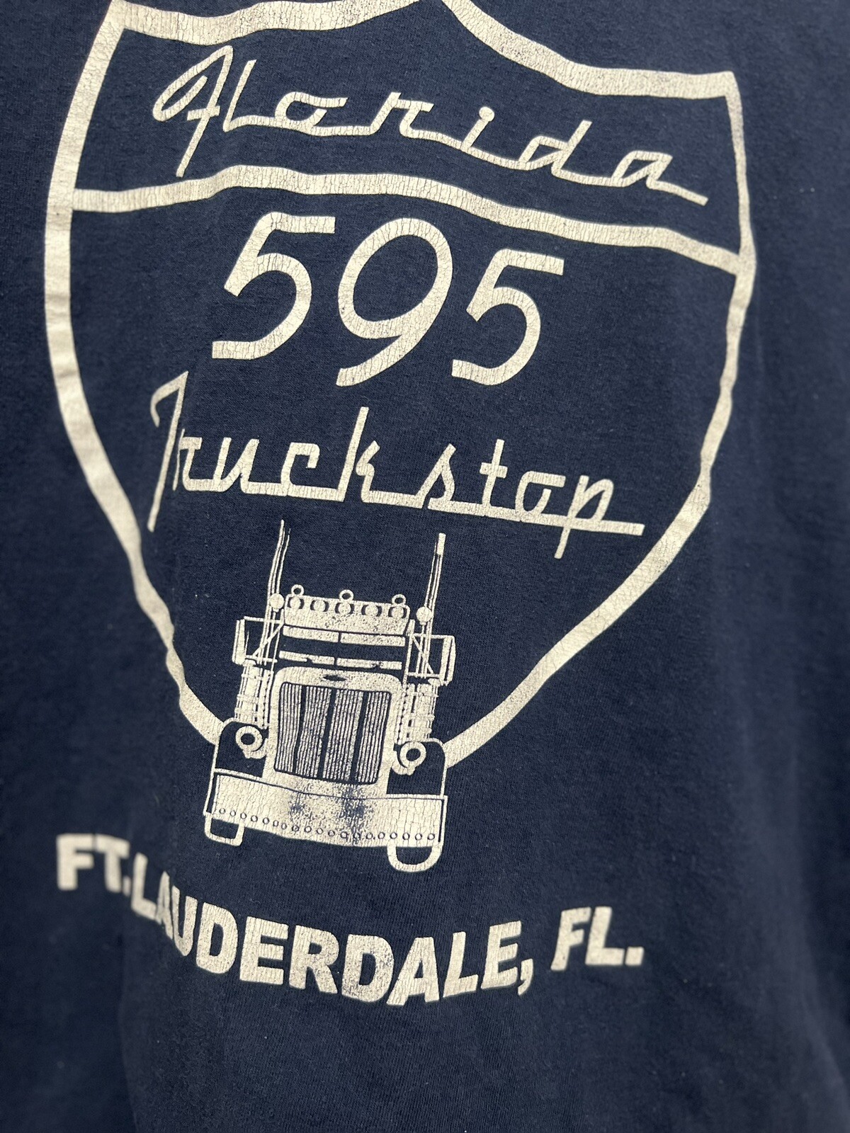 595 FL Navy Blue Truck Stop Industrial Brotherhood Tr… - Gem