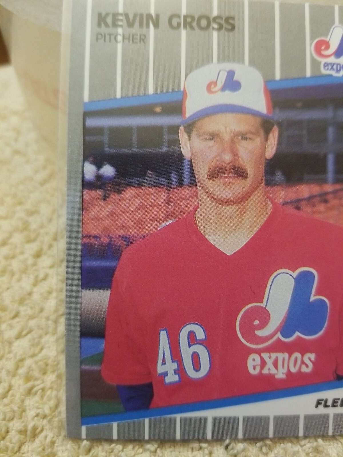 1989 Fleer Update #U-96 KEVIN GROSS Montreal Expos The All Star Break ...