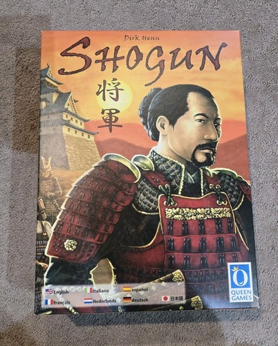Queen Games Dirk Henn SHOGUN Board Game 2006 - OPEN, COMPLETE, NEVER ...