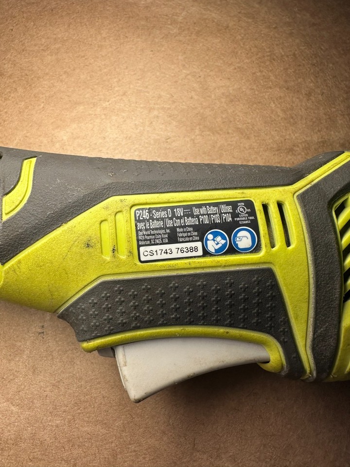 RYOBI ONE Plus 18v MULTI-TOOL P246 & P570 Head - Tool Only | eBay