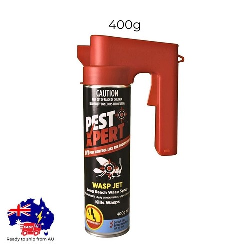 PestXpert Wasp Jet Long Reach Spray Wasps Nest 400g | eBay Australia