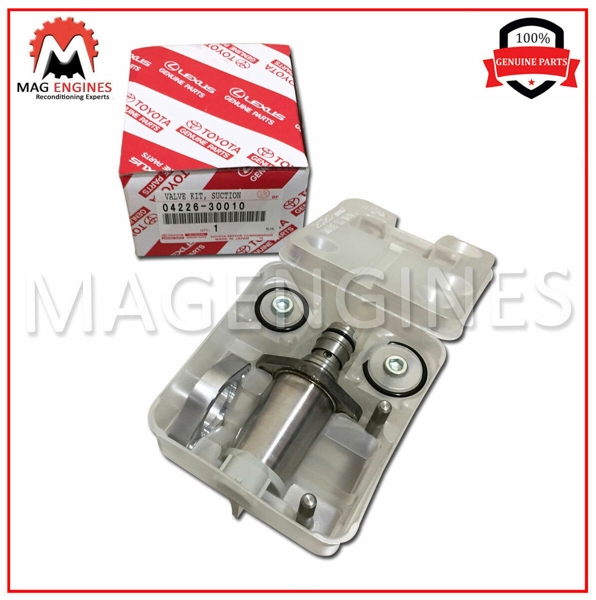 04226-30010 GENUINE OEM SUCTION CONTROL VALVE KIT FOR HILUX HIACE DYNA ...