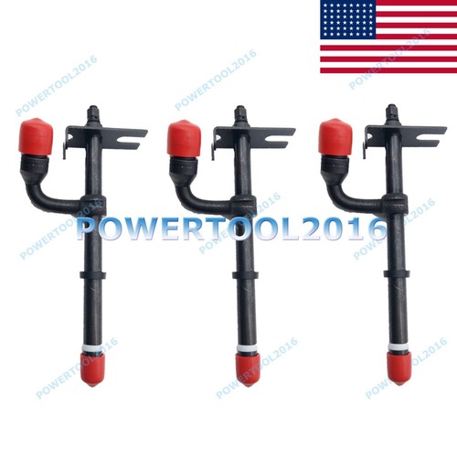 3 pcs Injectors for John Deere 2355 2440 2520 2530 2535 2550 2555 2730 ...