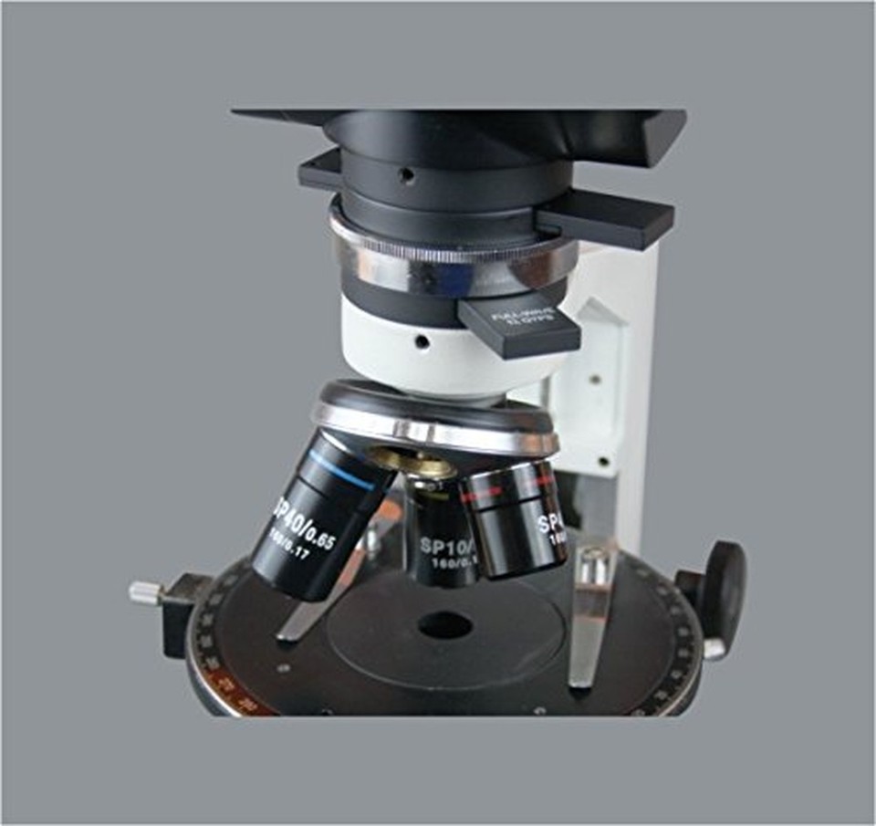 Radical Polarizing Microscope w Rotating Stage Bertrand Lens Full ...