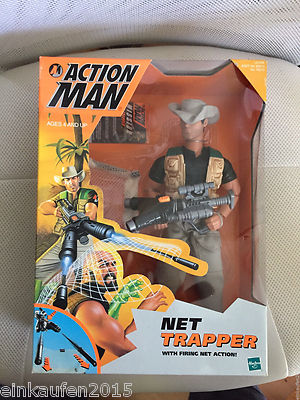 NEW MOC MIB MOSC 2001 ACTION MAN NET TRAPPER HASBRO 1999 NO. 69915 ...
