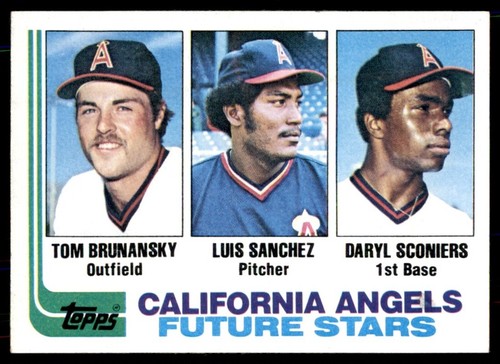 1982 Topps Baseball Angels Future Stars - Tom Brunansky/Luis Sanchez ...