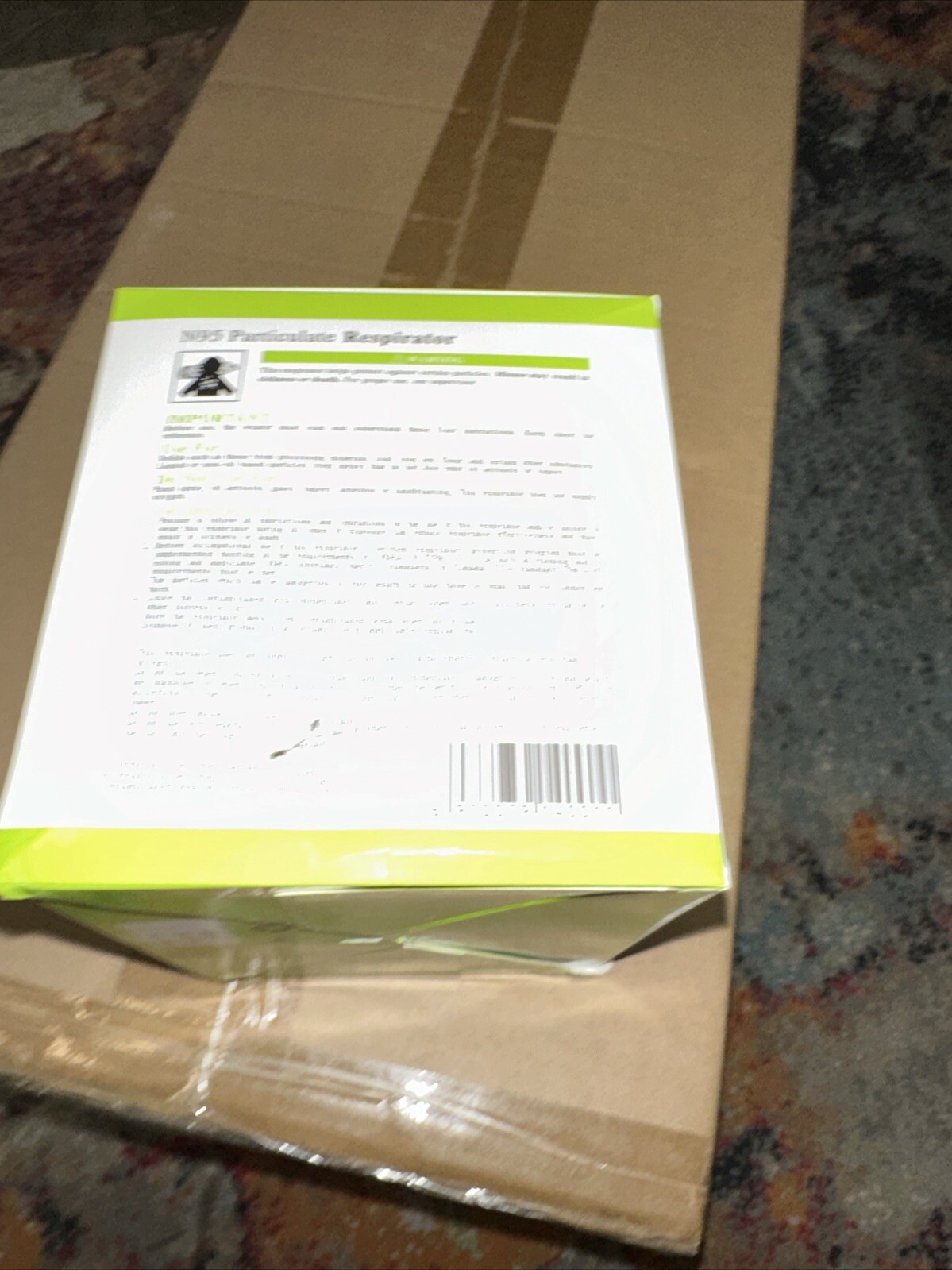 Dasheng 20pc Dtc3x N95 Face Mask Protective Disposable Respirator for ...