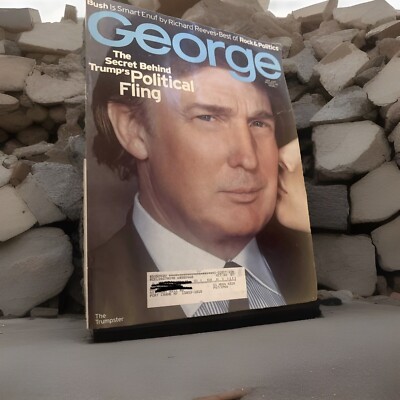 George Magazine Feb-Mar 2000 Issue. Donald Trump By George He Warned Us ...