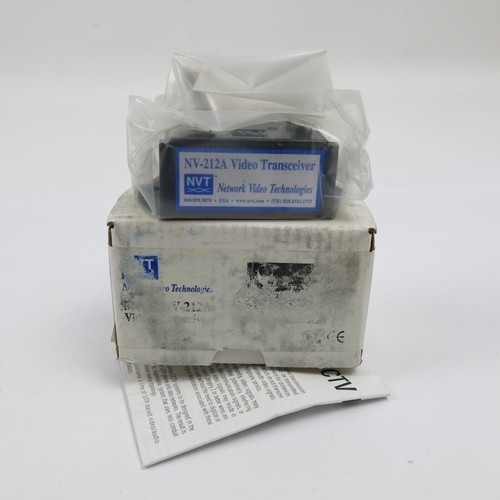 NVT NV-212A Single Channel Passive Video Transceiver | eBay