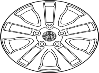 42611-0C090 Toyota Wheel, disc 426110C090, New Genuine OEM Part | eBay