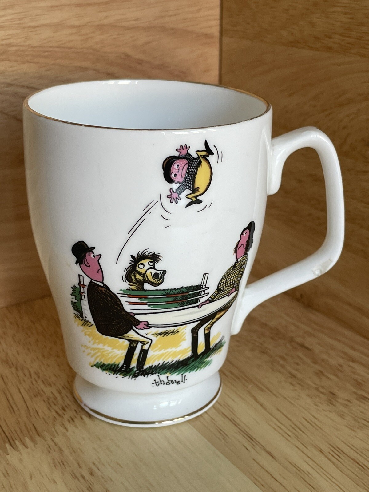 Vintage Royal Grafton Bone China Thelwell mug | eBay