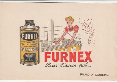 P115 Ancien Buvard FURNEX pour l'Acier Poli | eBay
