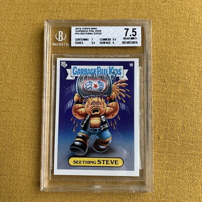 wwe x gpk 2019 Stone Cold Steve Austin Beckett grade 7.5 -Austin 3:16 ...