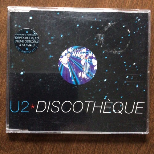 U2 ‎– Discothèque (1997) UK CD Single Very Good Plus Howie B David ...