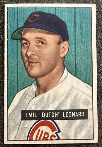 1951 Bowman Baseball Dutch Leonard #102 ExMT | eBay