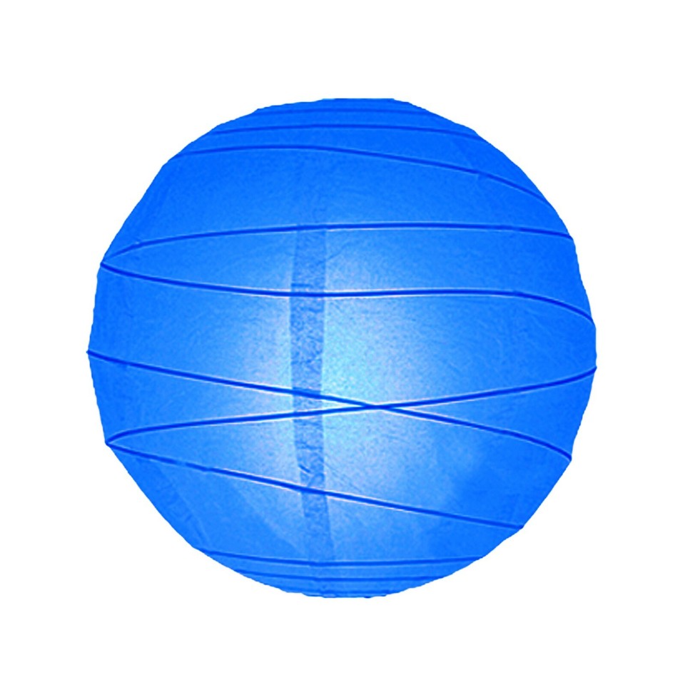 Color Paper Lantern In 16''/40cm Irregular Bamboo Frame Party Wedding ...