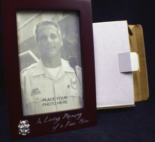 Police Officer Memorial Wood Picture Photo Frame Hero policeman Loving ...