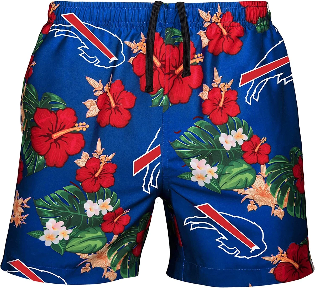 Buffalo Bills Sunset Palm Trees Swim Trunks
