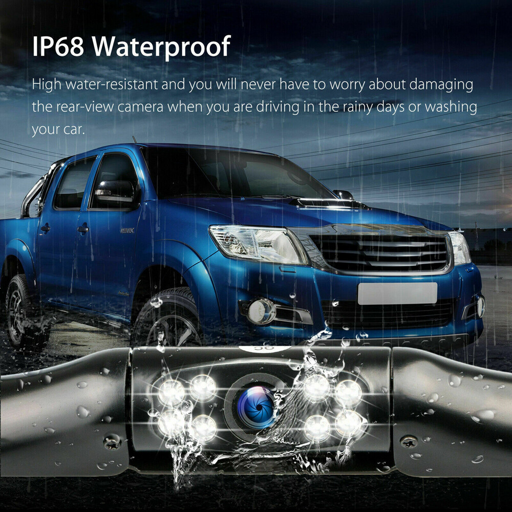 Waterproof Rear View Backup Camera Include Reverse Parking Lines Backup ...