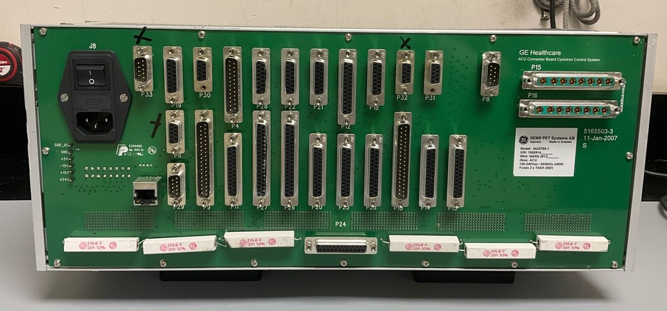 GE Healthcare ACU Connector Board Cyclotron Control System Model ...