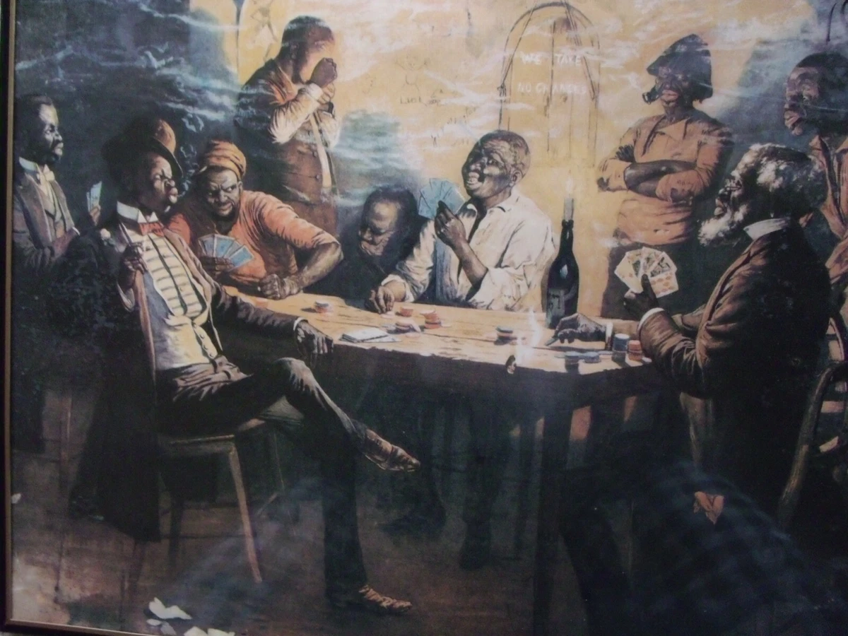Black People Playing Cards