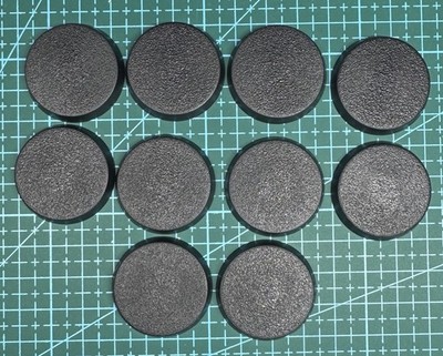 10 32mm Round Bases Citadel Base Official Games Workshop Warhammer 40k ...